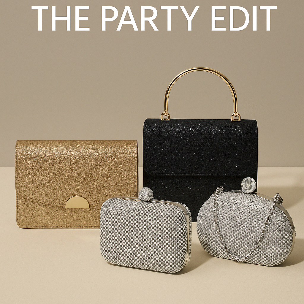 Buy Leather Bling Bold Bags Online | Bling Party Bags for Women